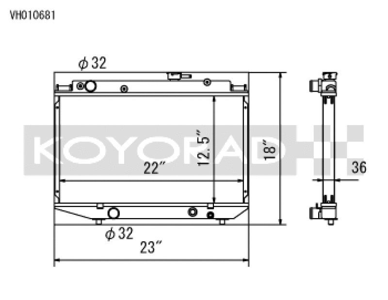 Replacement Koyo 84-87 Toyota Corolla RWD w/ 3SGE BEAMS 2.0L – Bull Strap